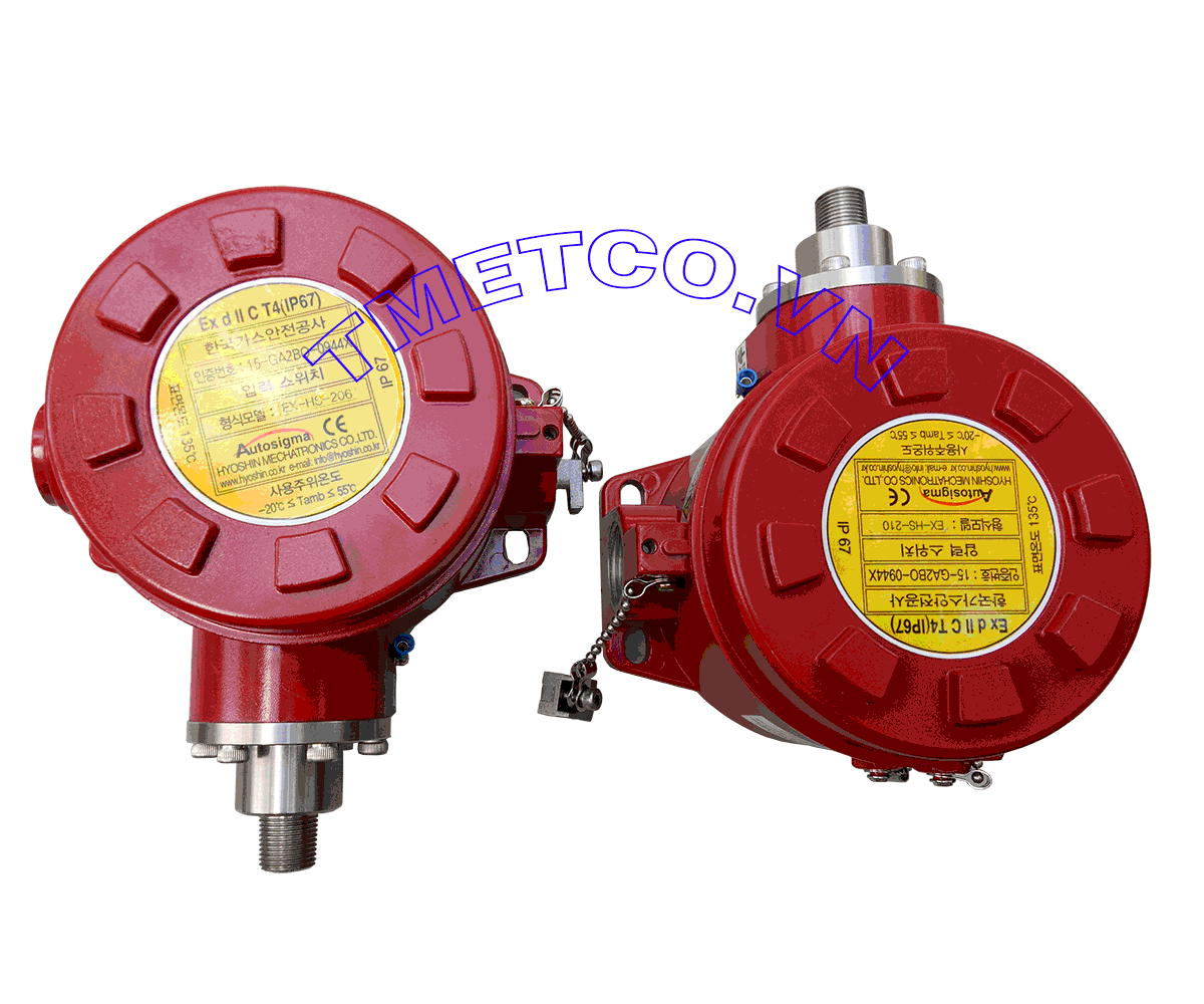 Công tắc áp suất phòng nổ - Explosion Pressure Switch EX-HS 210 - Công ...