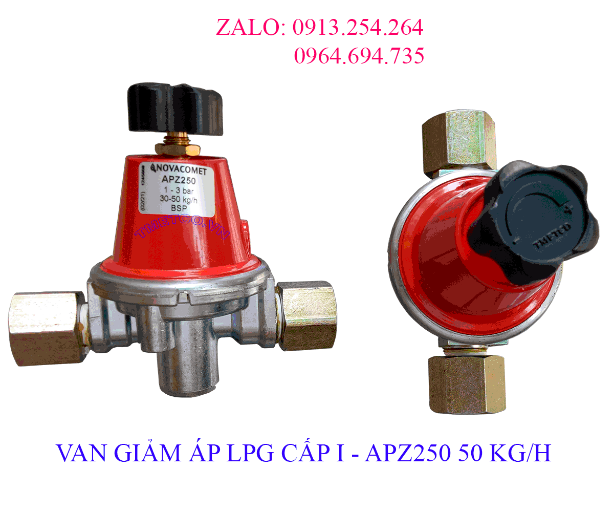 Van giảm áp - Điều áp gas APZ250 - 50 kg - h - Công ty TNHH công nghệ ...